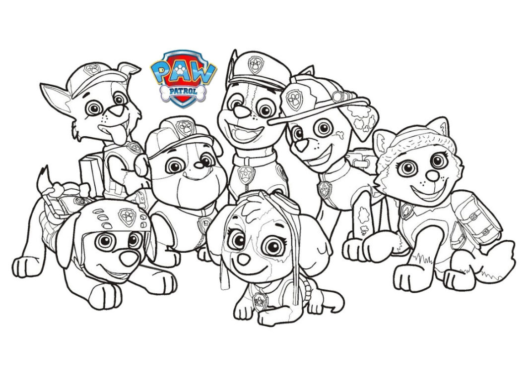 Coloriage Pat Patrouille | Plus de 100 dessins à imprimer