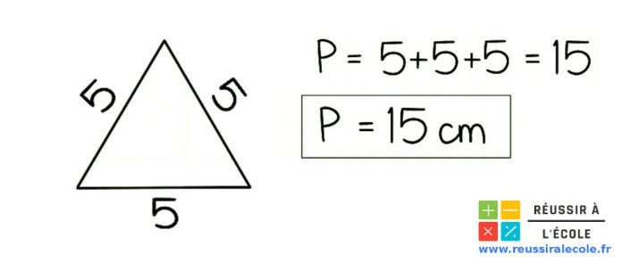 Perimetre triangle | Les 3 méthodes de calcul à connaitre