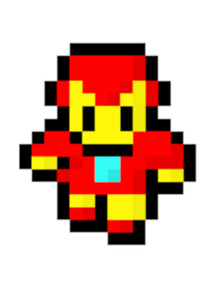 Pixel Art Marvel :Pixel Art Marvel : 50 modèles à imprimer