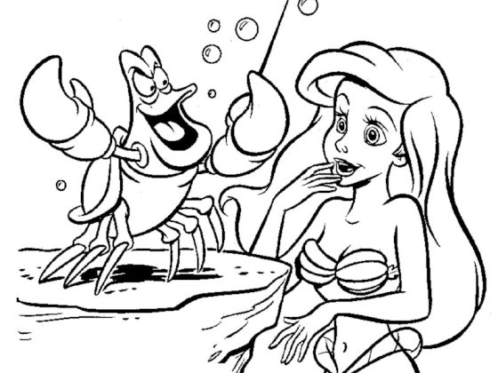 Coloriage Ariel : 40 Dessins et 1 Livre à imprimer (PDF)