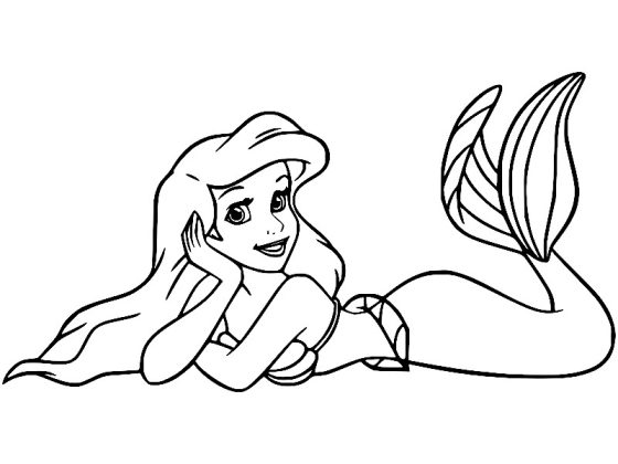 Coloriage Ariel : 40 Dessins et 1 Livre à imprimer (PDF)