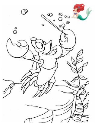 Coloriage Ariel : 40 Dessins et 1 Livre à imprimer (PDF)