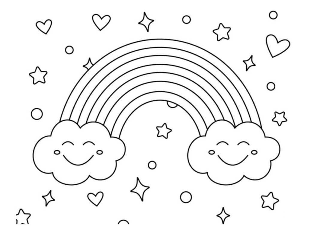 Coloriage Arc en Ciel : 40 dessins à imprimer
