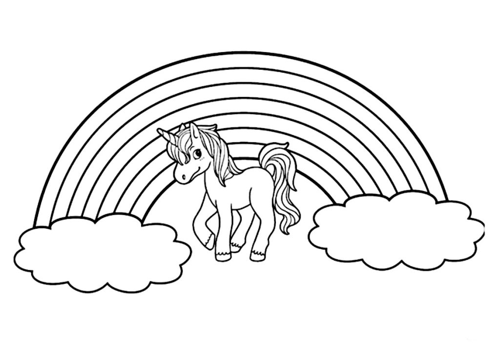 Coloriage Arc en Ciel : 40 dessins à imprimer
