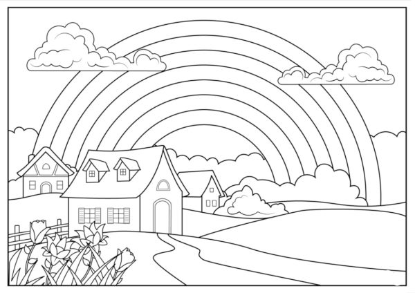 Coloriage Arc en Ciel : 40 dessins à imprimer