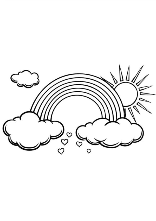 Coloriage Arc en Ciel : 40 dessins à imprimer
