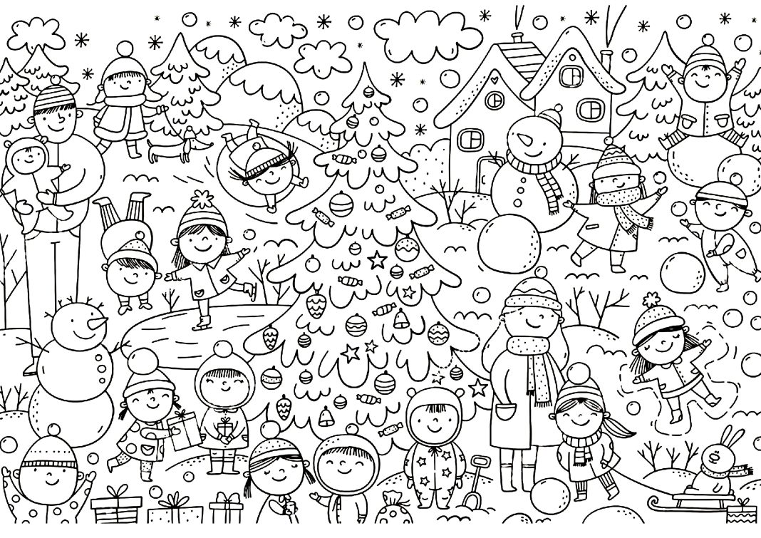 COLORIAGE GEANT : 20 dessins à imprimer GRATUITEMENT