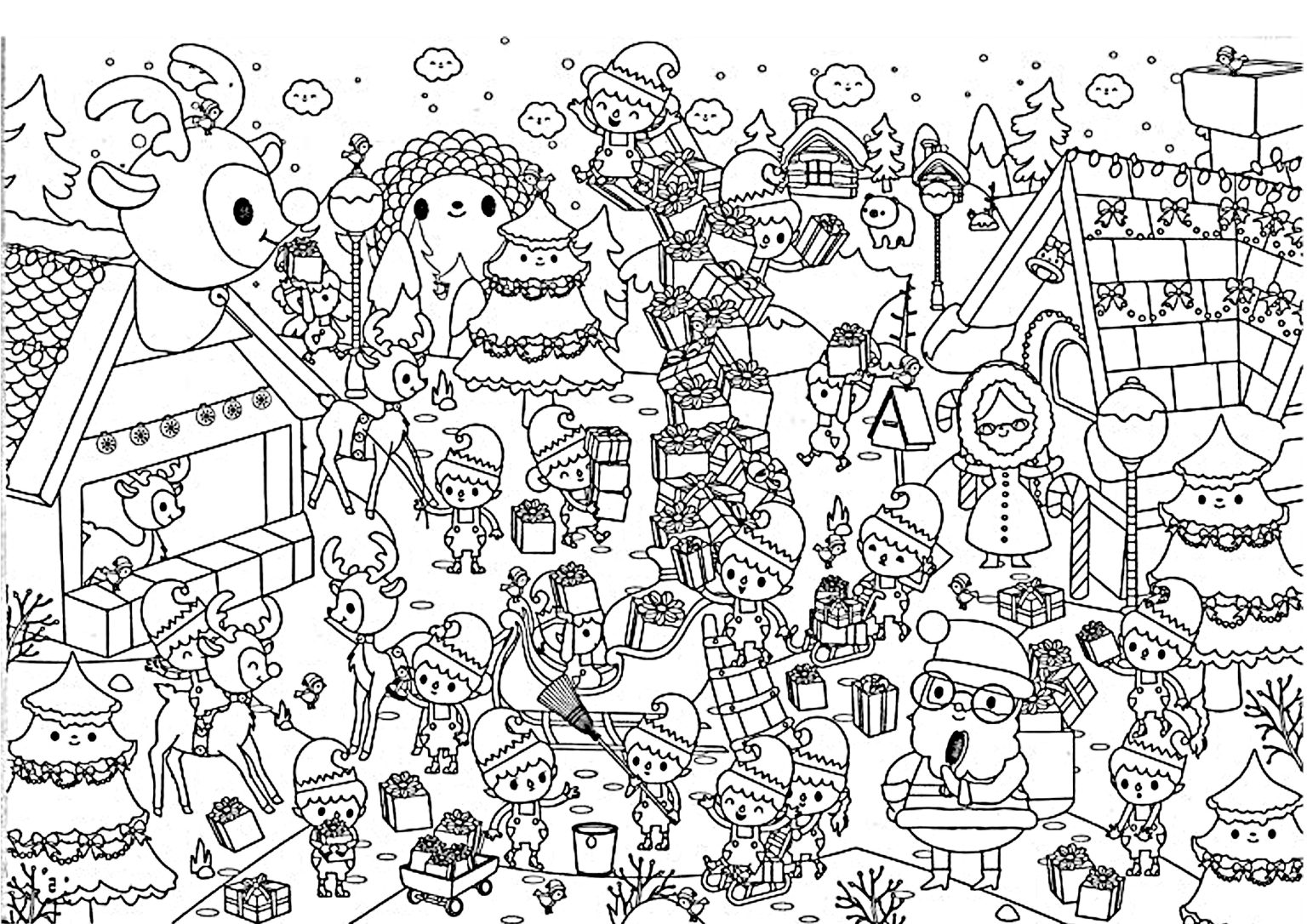COLORIAGE GEANT : 20 dessins à imprimer GRATUITEMENT