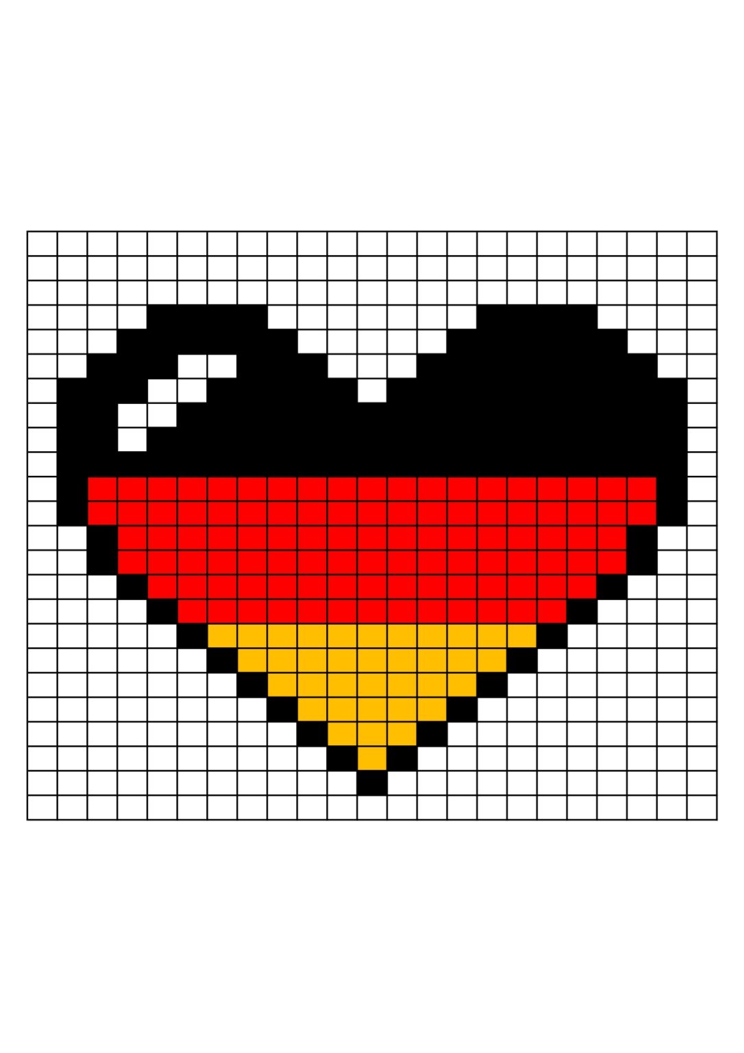 Pixel Art Coeur : 22 modèles à imprimer ️