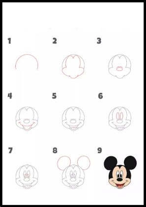 Dessin Disney Facile : 43 Modèles à imprimer