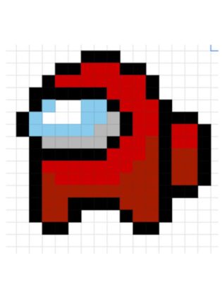 Pixel Art Among Us : 25 modèles à imprimer