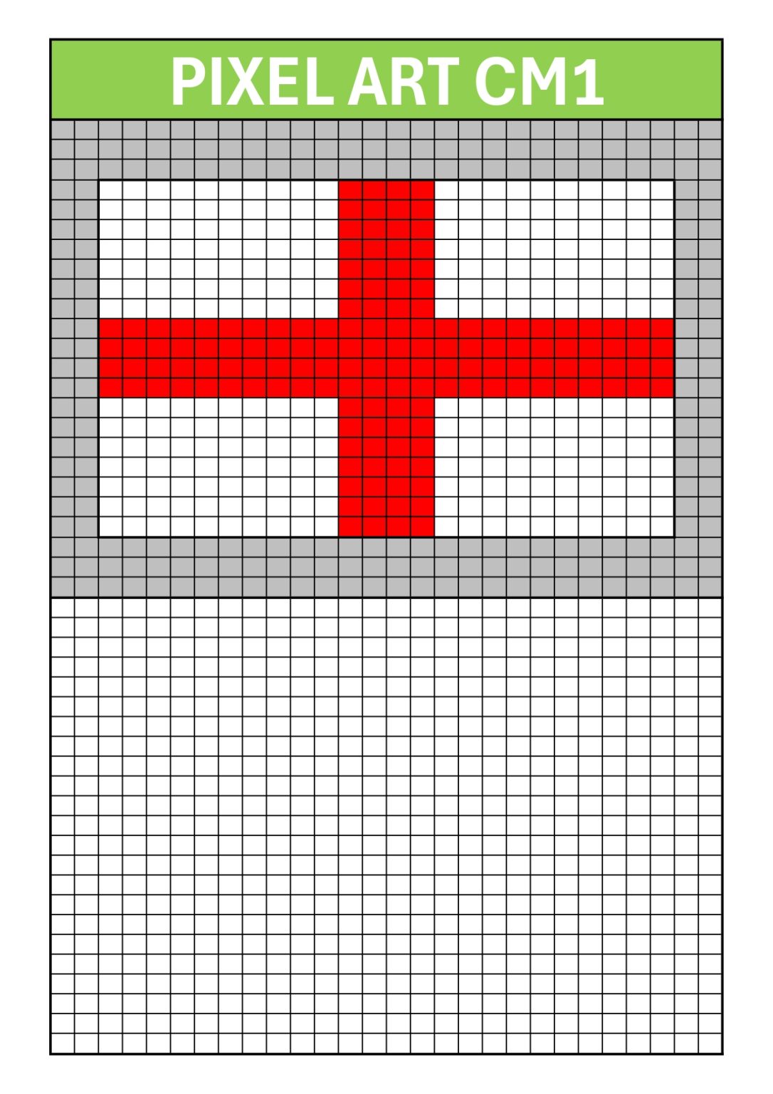 Pixel Art CM1 : 20 modèles à imprimer pour apprendre