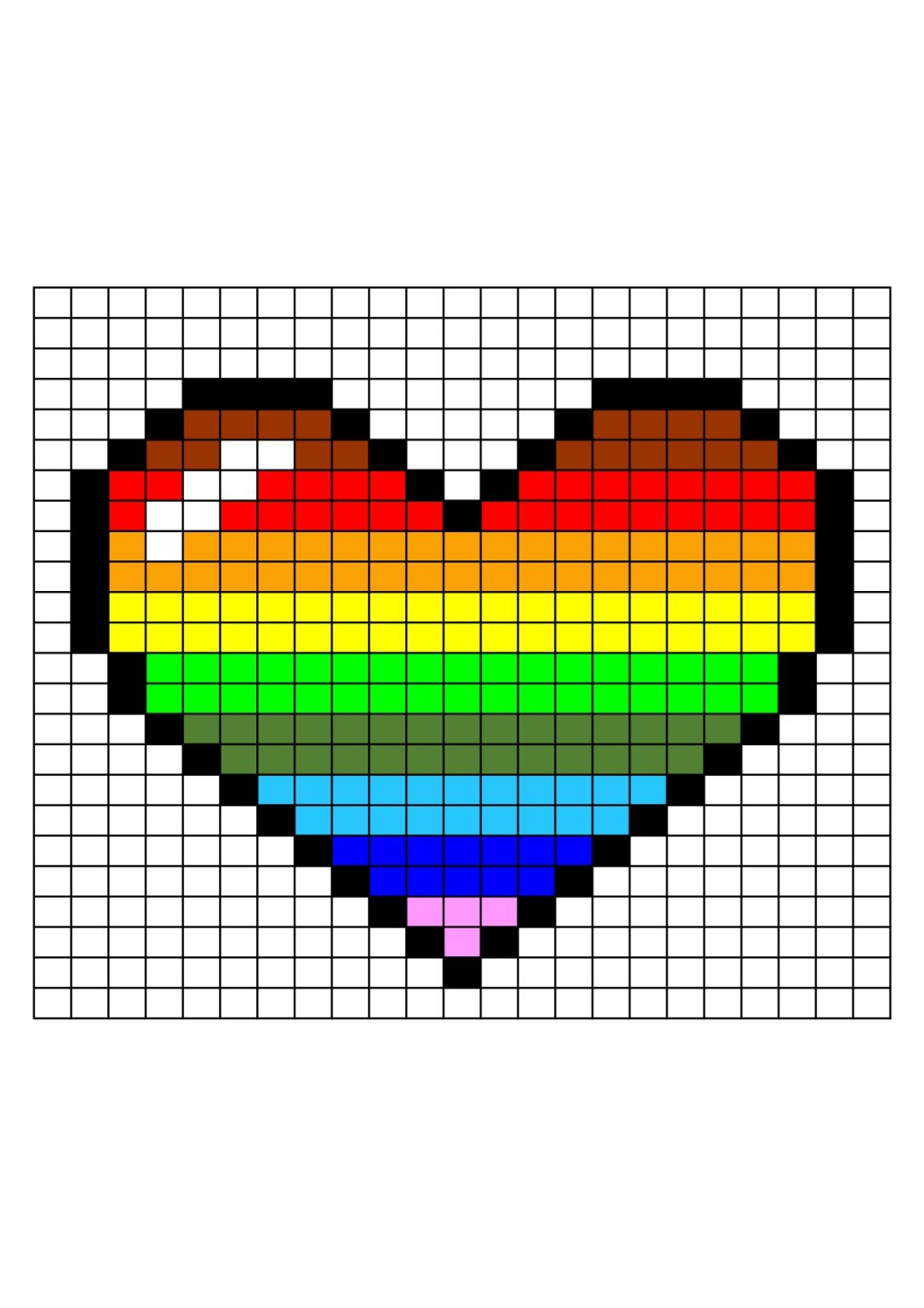 Pixel Art Coeur : 22 modèles à imprimer ️
