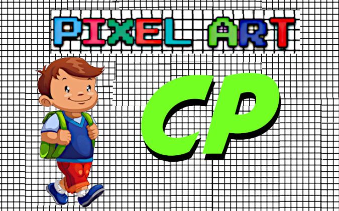 Pixel Art CP : 50 modèles à imprimer (JPG et PDF)