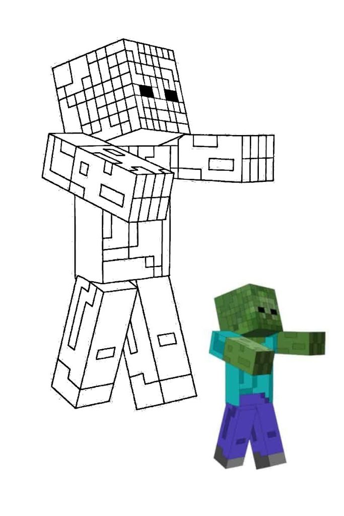 Coloriage Minecraft : 40 Dessins à imprimer (PDF)