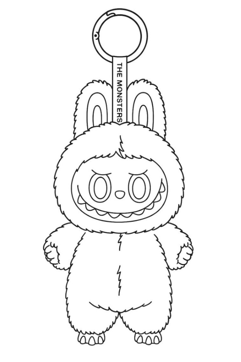 Coloriage Labubu : 30 Dessins et 1 Livre à imprimer (PDF)
