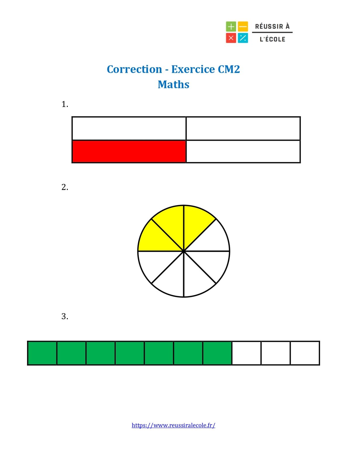 Exercice Maths CM2 : 50 questions avec Corrigé (PDF)