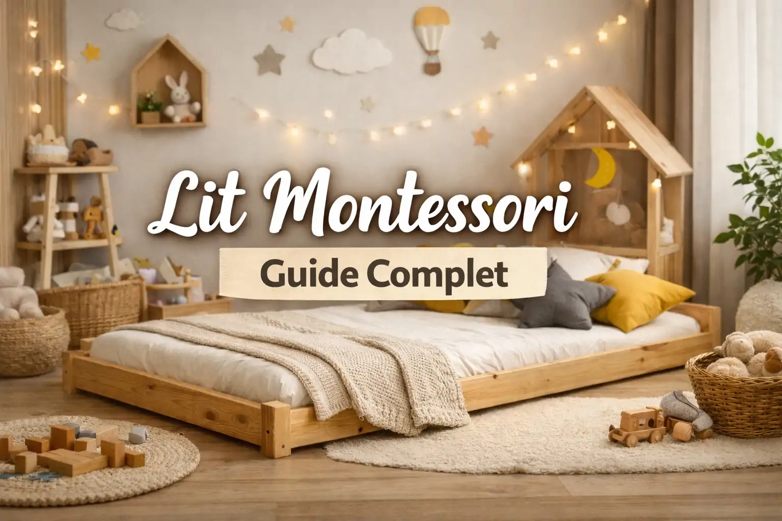 Le lit Montessori : guide complet pour les parents qui s’interrogent